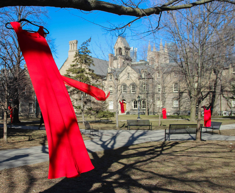 History resurfaces through Jaime Black’s REDress Project – The Varsity
